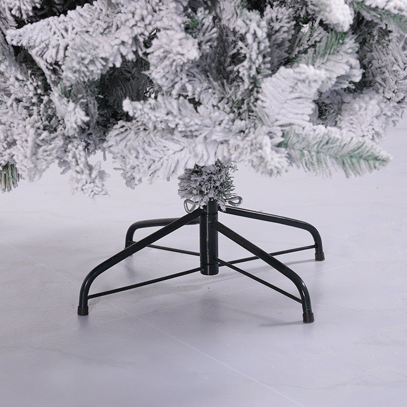 5Ft 1.50m flocked Christmas tree powdered snow – Gadget arcade