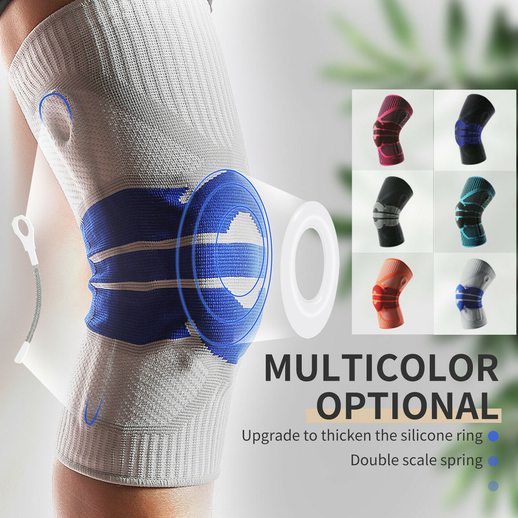 High Performance Compression Knee Brace Knee Protector with silicon pa ...