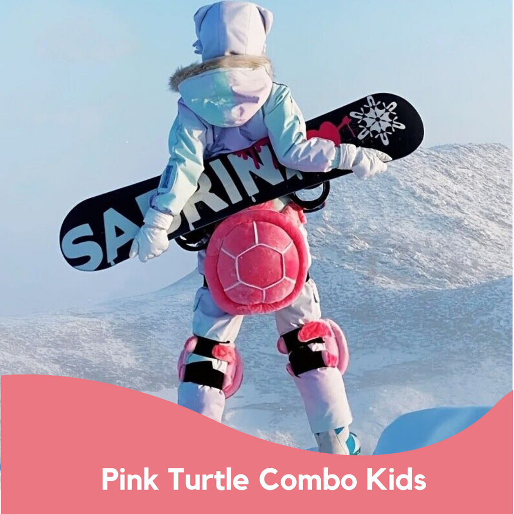 Pink Snowboarding Turtle Protector 3PCs Soft Protector Australia ...